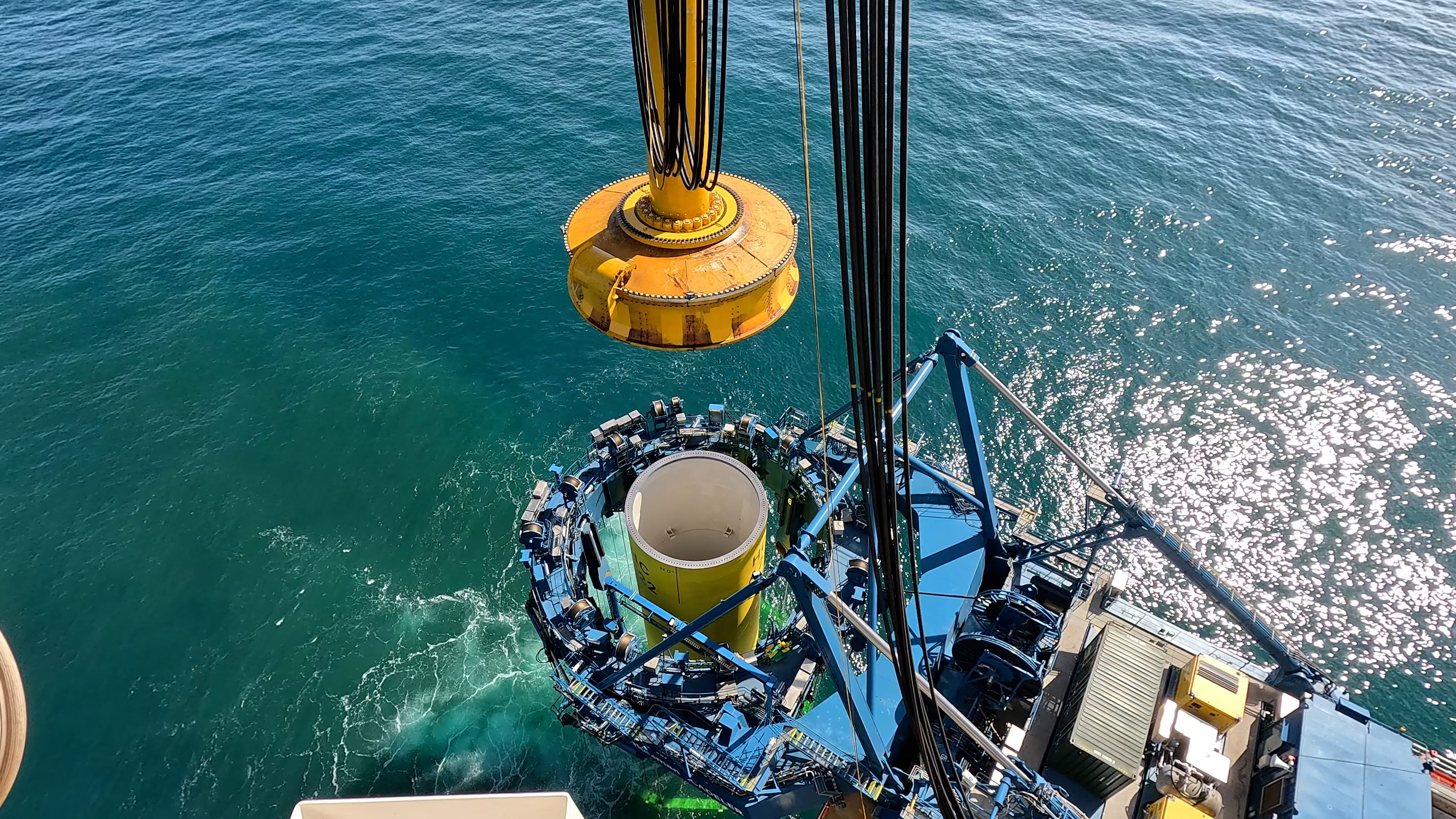 First monopile installed on the Hornsea 3 Offshore Wind Farm