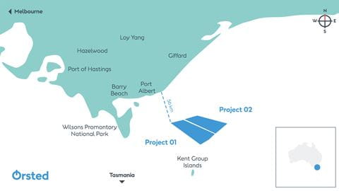 Ørsted Gippsland Offshore Wind Farm Cluster | Ørsted