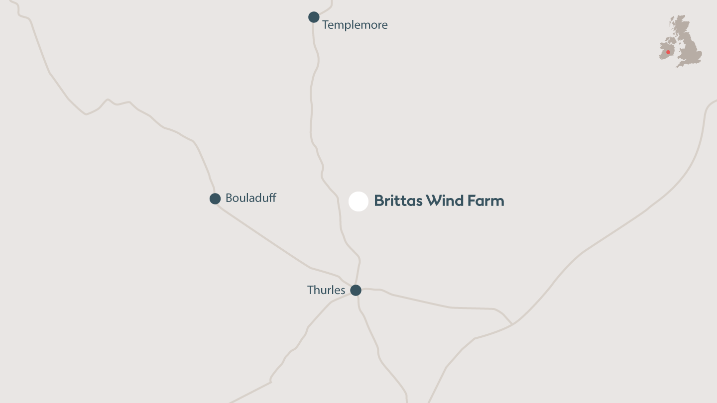 Brittas Wind Farm | Ørsted Ireland
