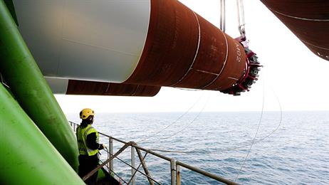 Last foundation installed at Gode Wind 1 and 2