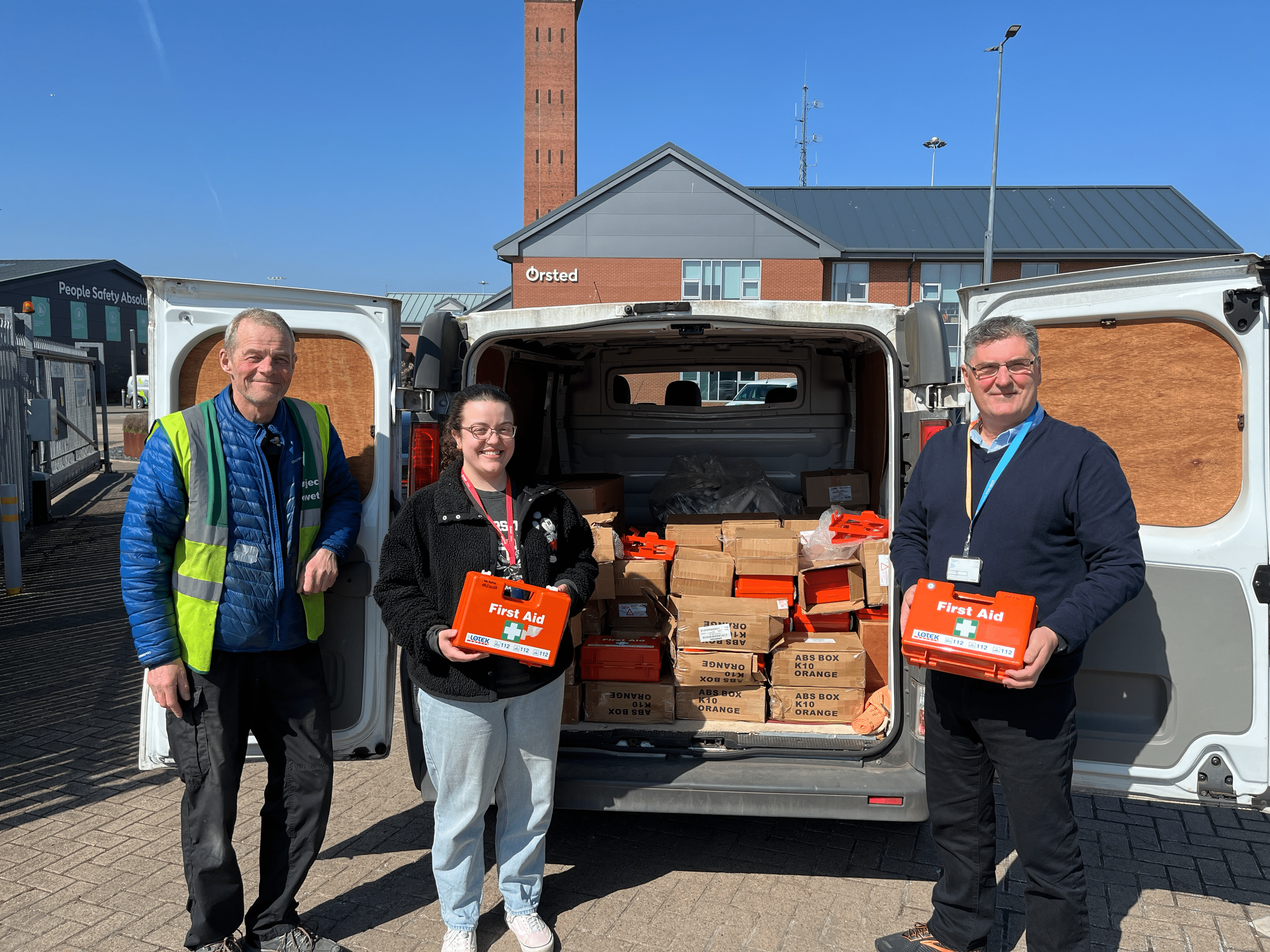 Orsted donates first aid kits to support humanitarian aid and animal ...