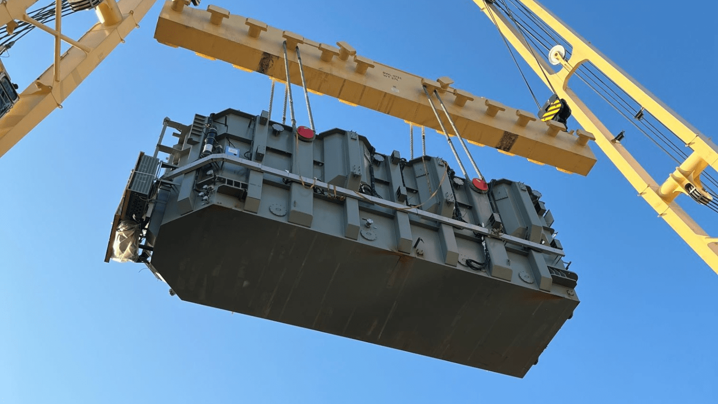 Key components delivered to the Baltica 2 onshore transformer station