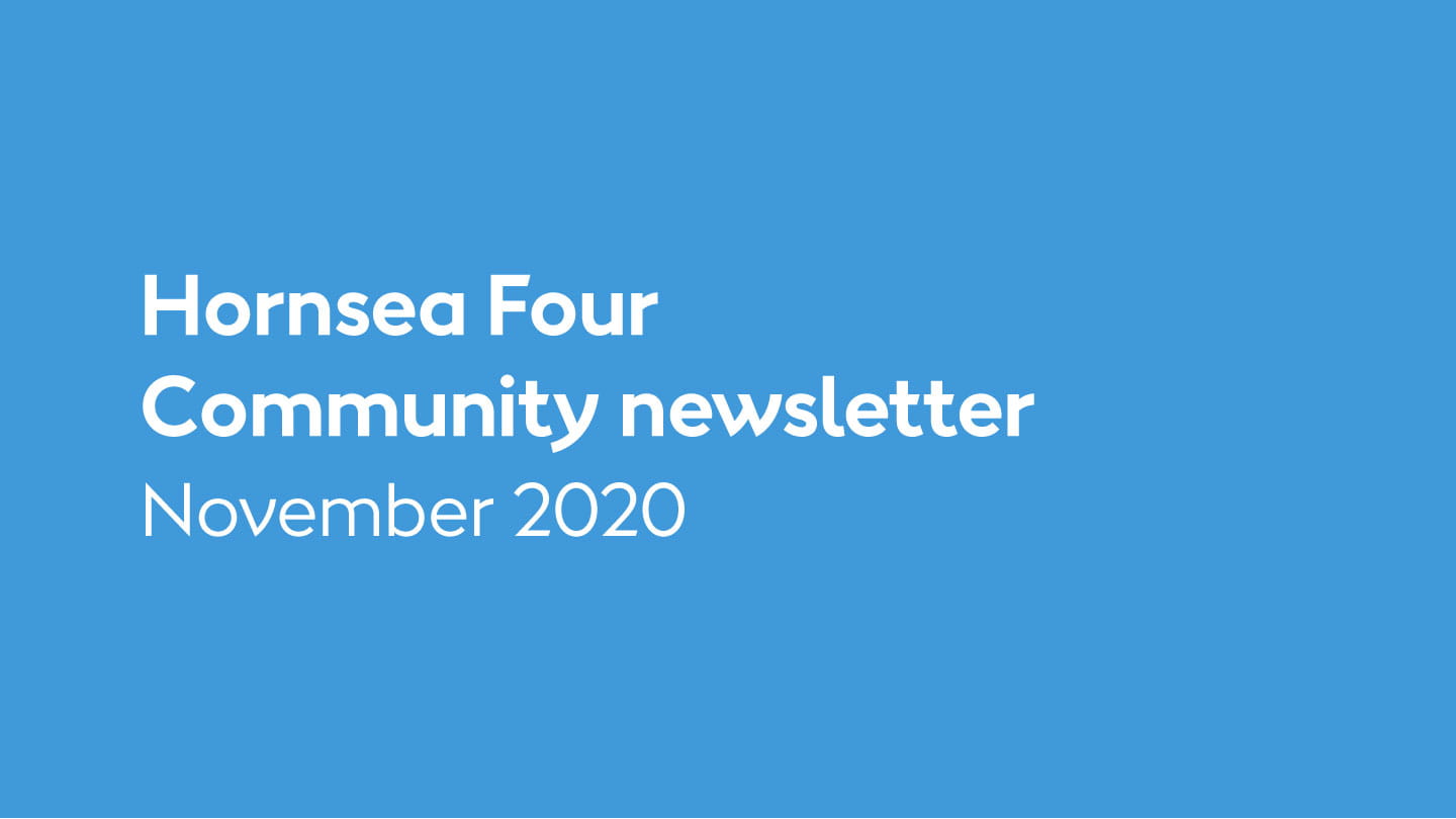 Hornsea Four publishes November 2020 newsletter