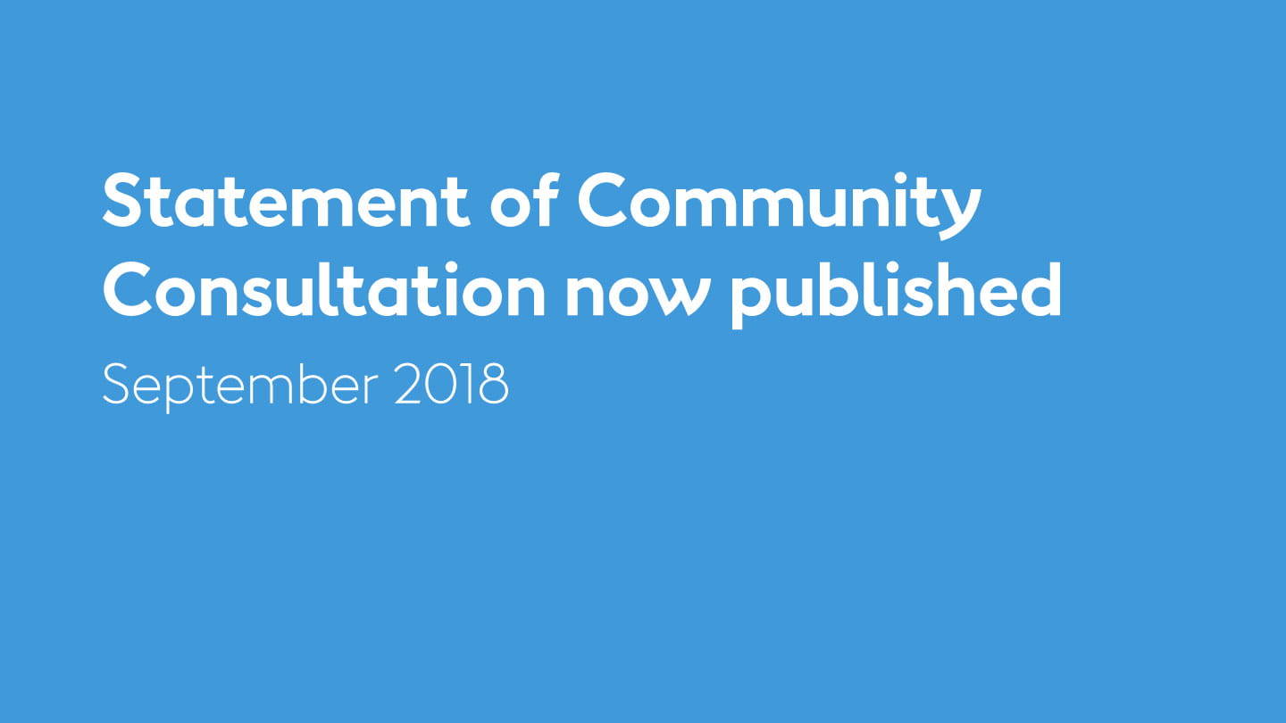 Statement of Community Consultation