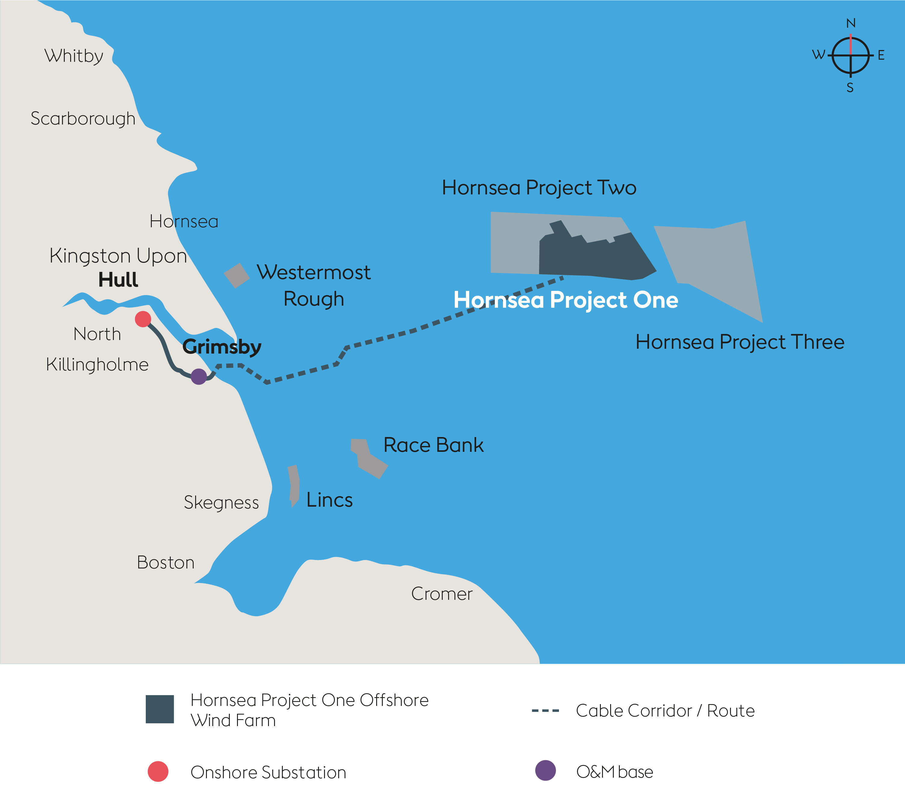 Our Offshore Wind Farms in the United Kingdom | Ørsted