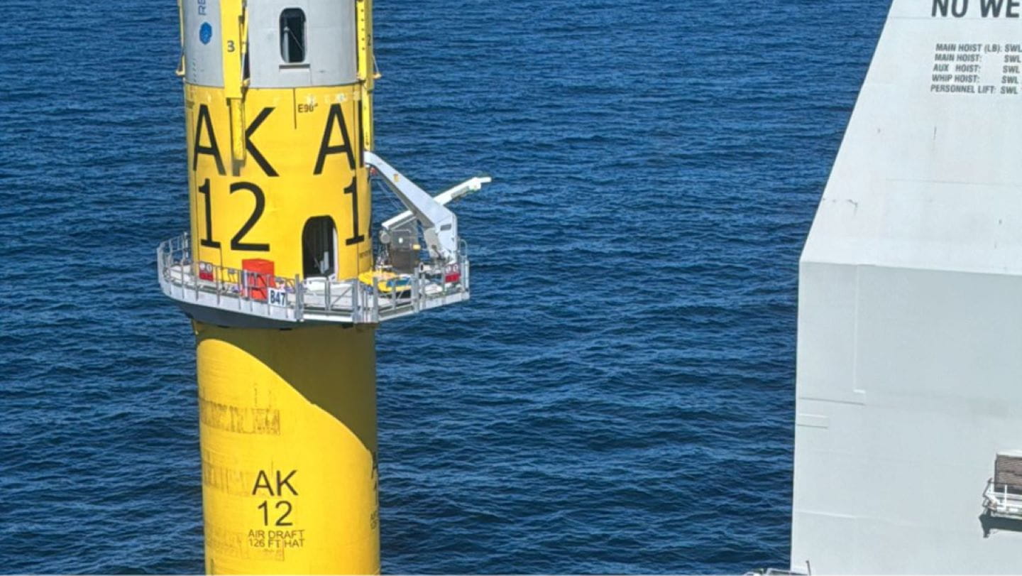 Revolution Wind Achieves First Steel in the Water Milestone